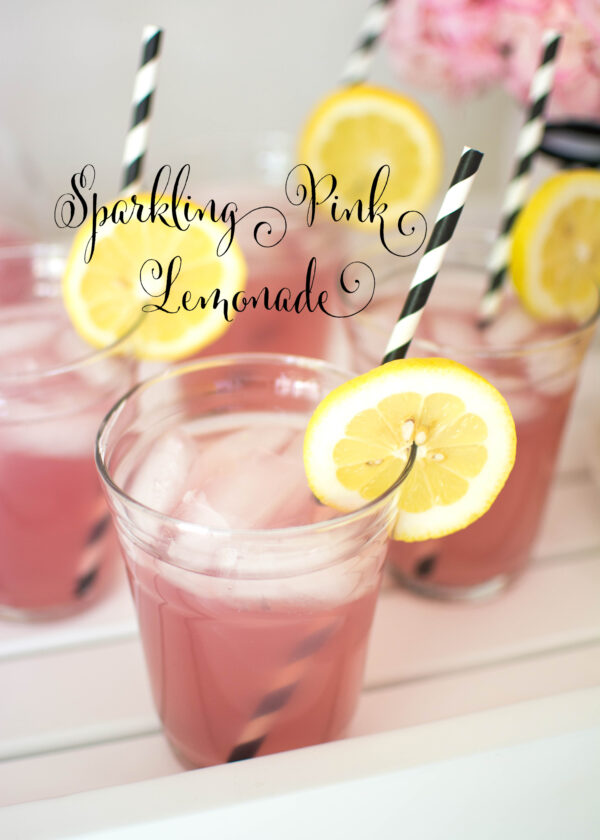 Sparkling Pink Lemonade - TWINKLE TWINKLE LITTLE PARTY