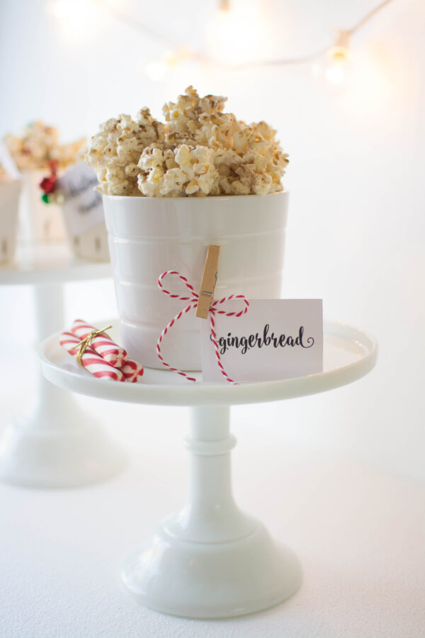How to set up a Holiday Popcorn Bar This Holiday Season