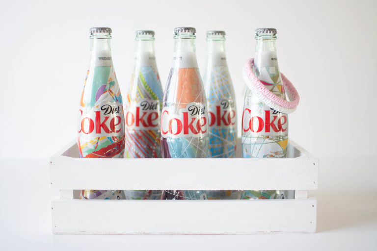 'It's Mine' Diet Coke Glass Bottles and Cans