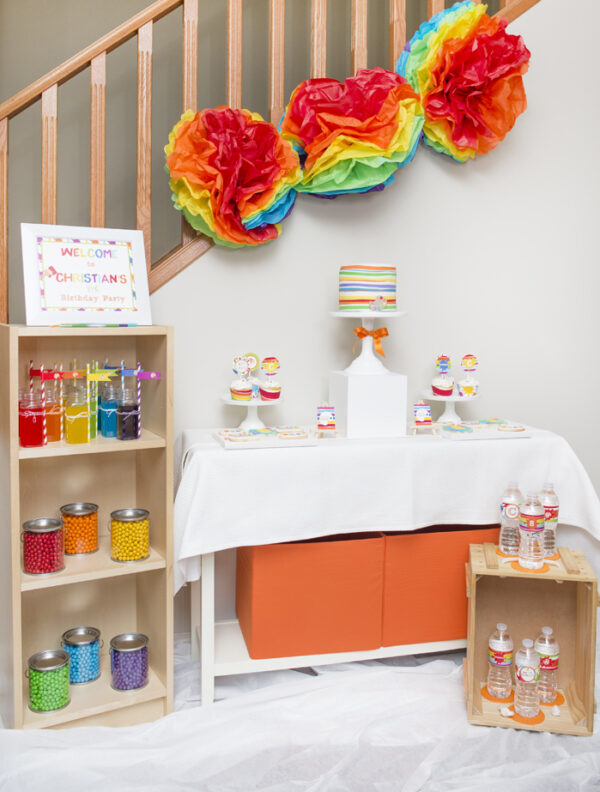 Art Studio Themed Birthday Party