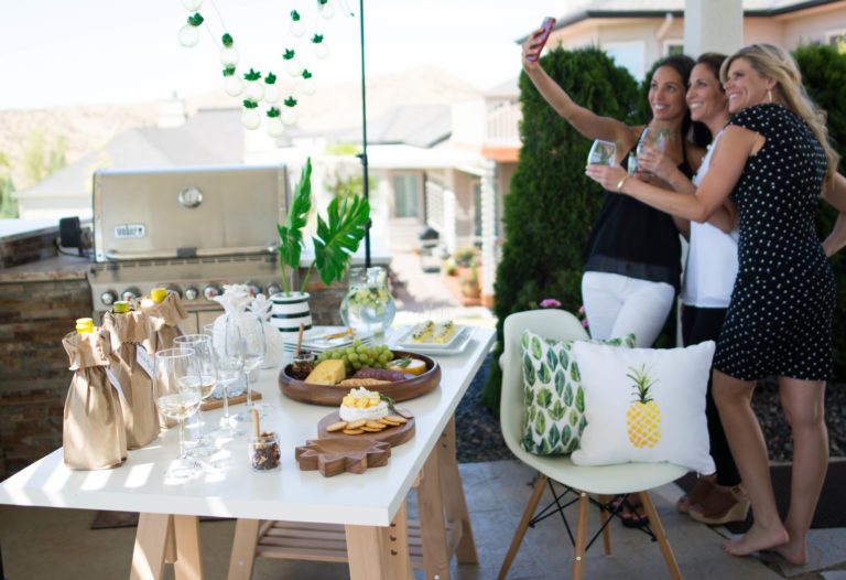 Host a Summer Girls Night In: Wine & Cheese Party