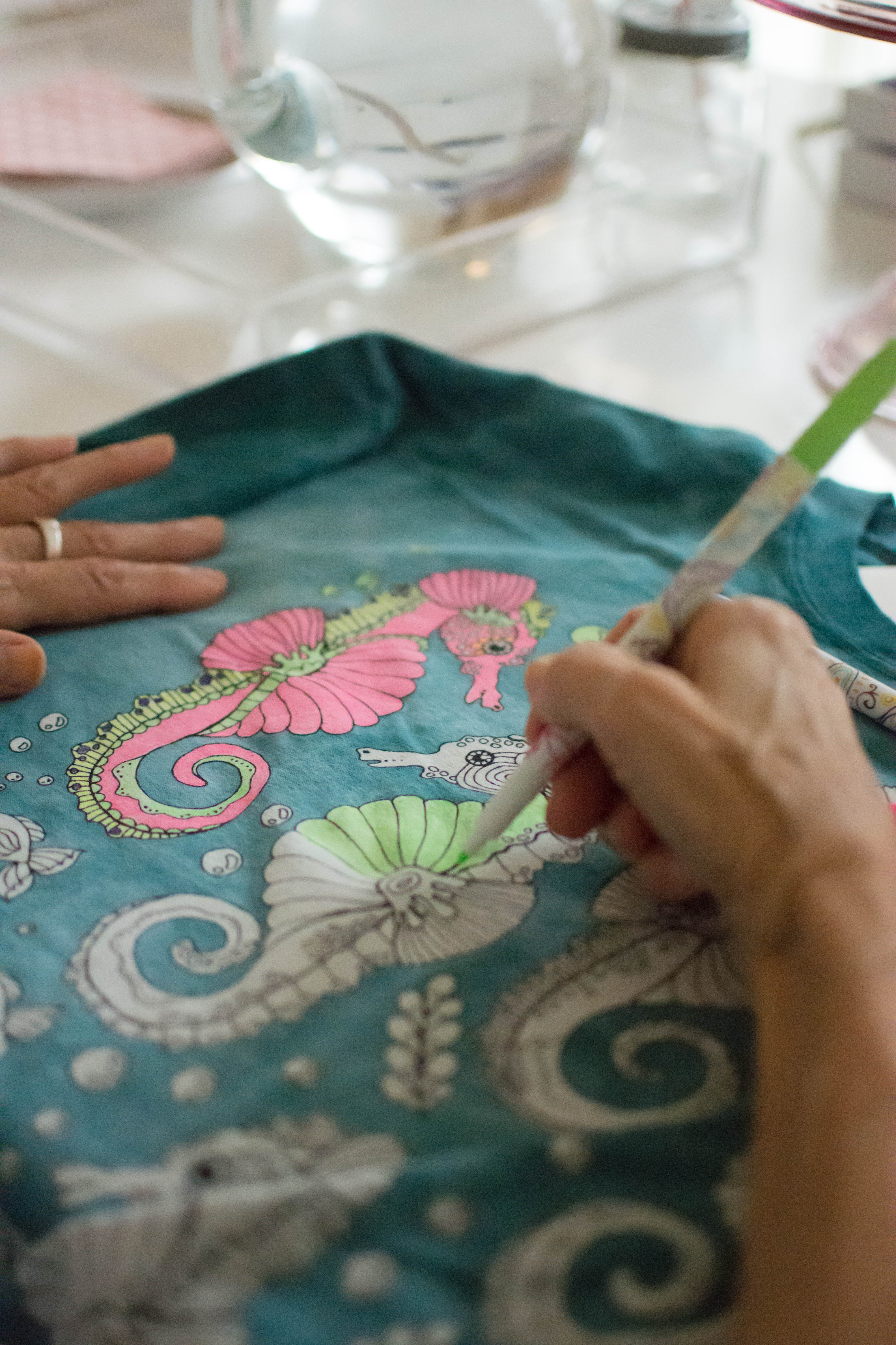 Host a Girls Coloring Party with Colorwear