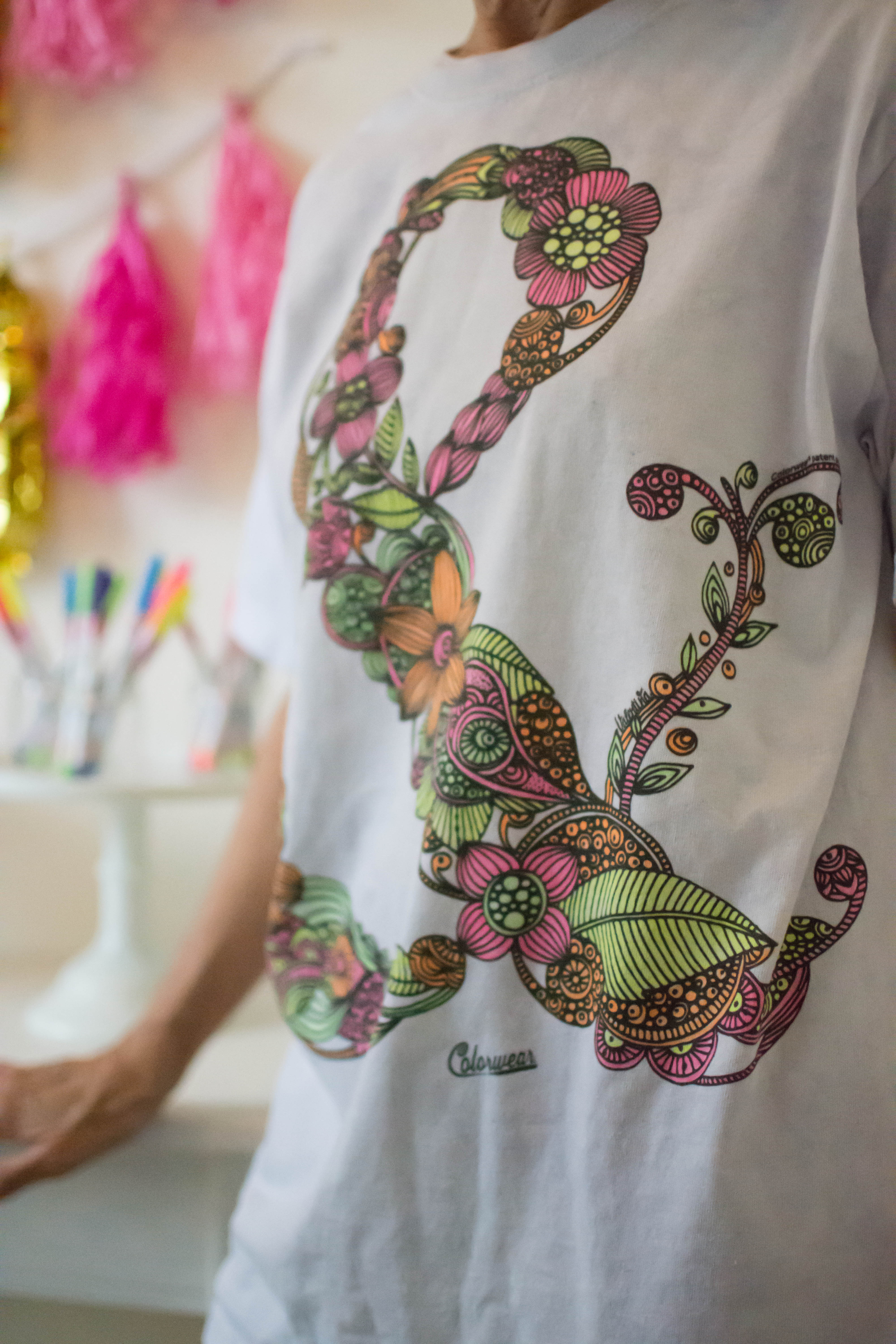 Host a Girls Coloring Party with Colorwear