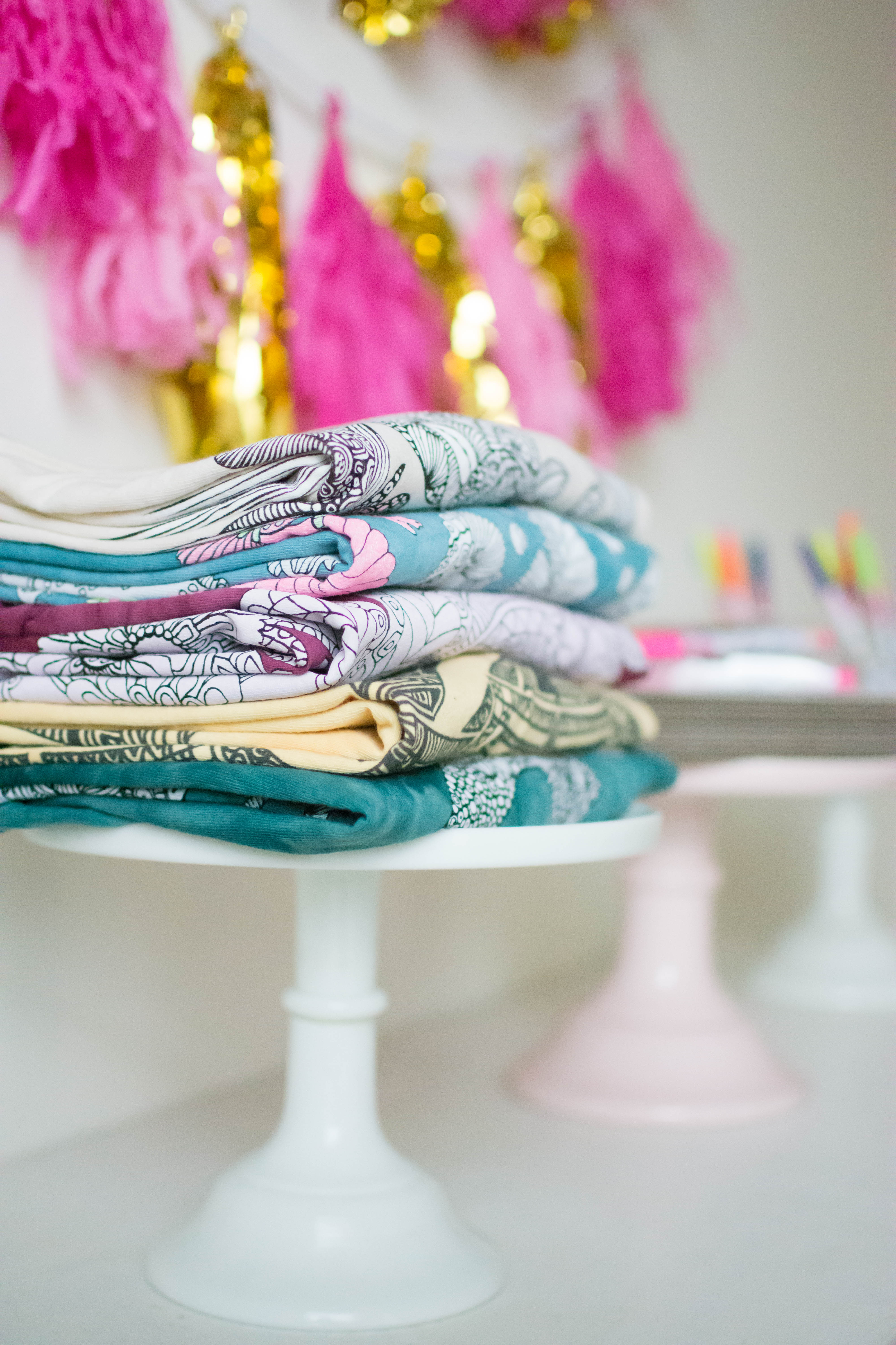 Host a Girls Coloring Party with Colorwear