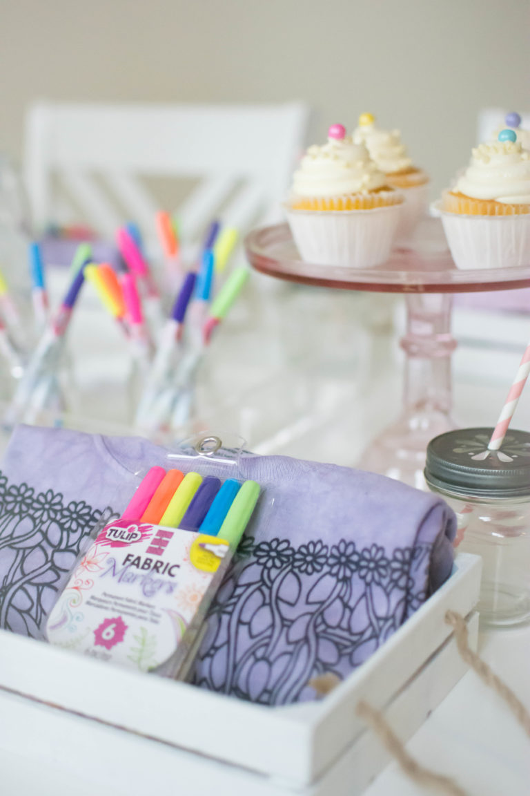 Host a Girls Coloring Party with Colorwear