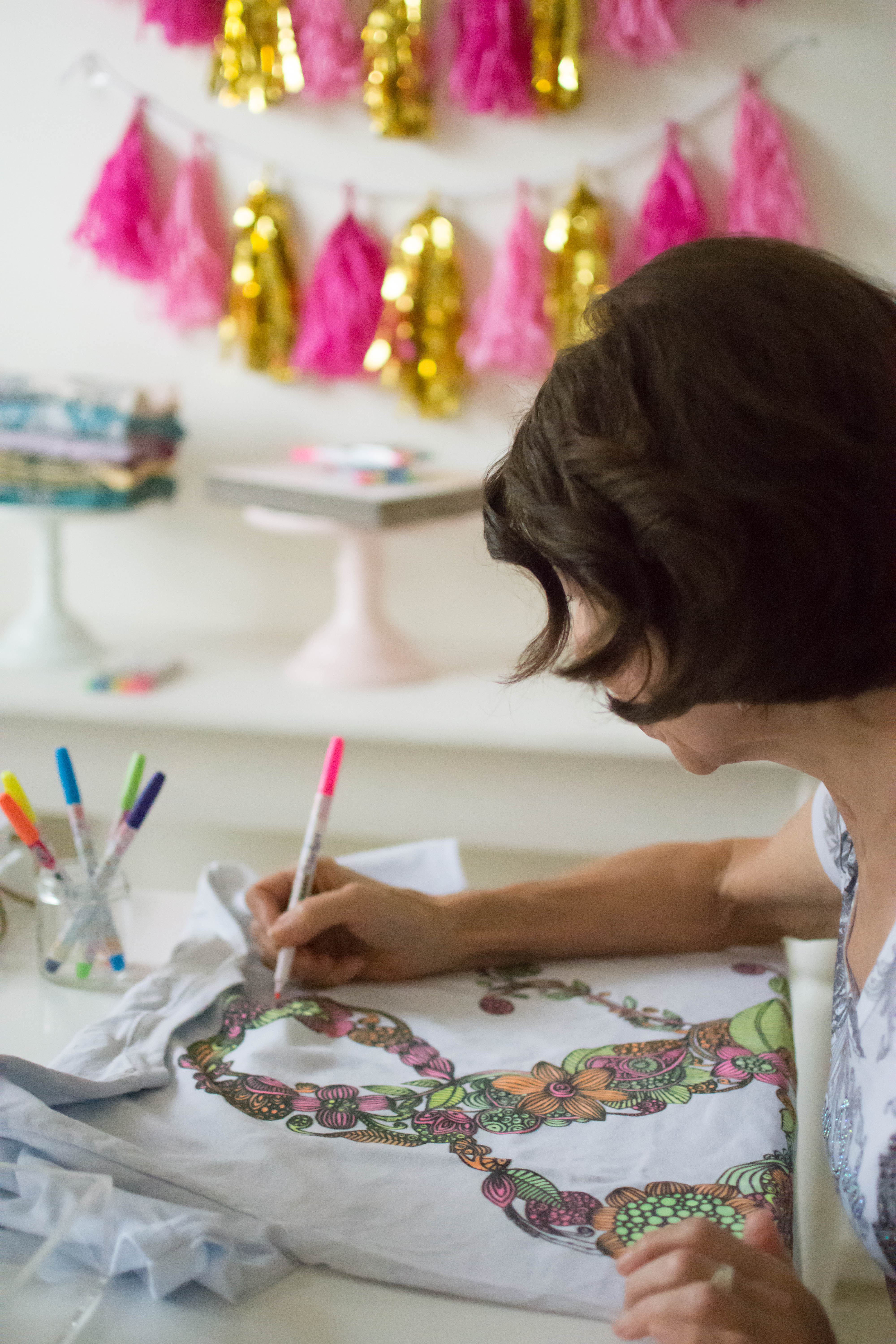 Host a Girls Coloring Party with Colorwear