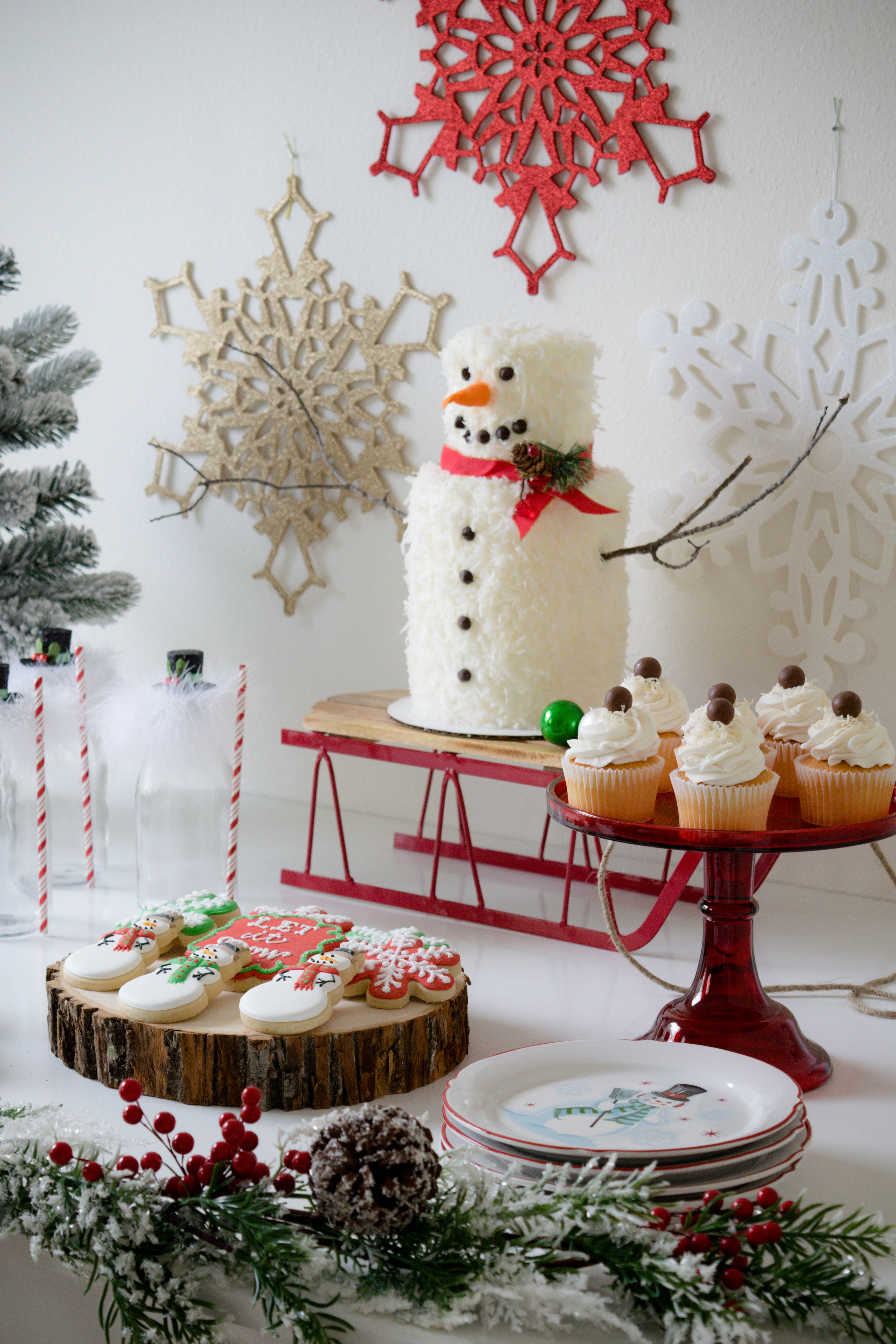 Let It Snow Snowman Holiday Party