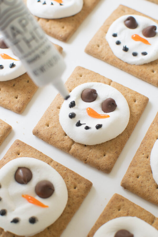 DIY Snowman S'mores Holiday Gift Idea + Free Tags