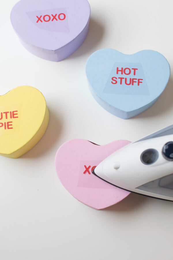DIY Conversation Heart Boxes