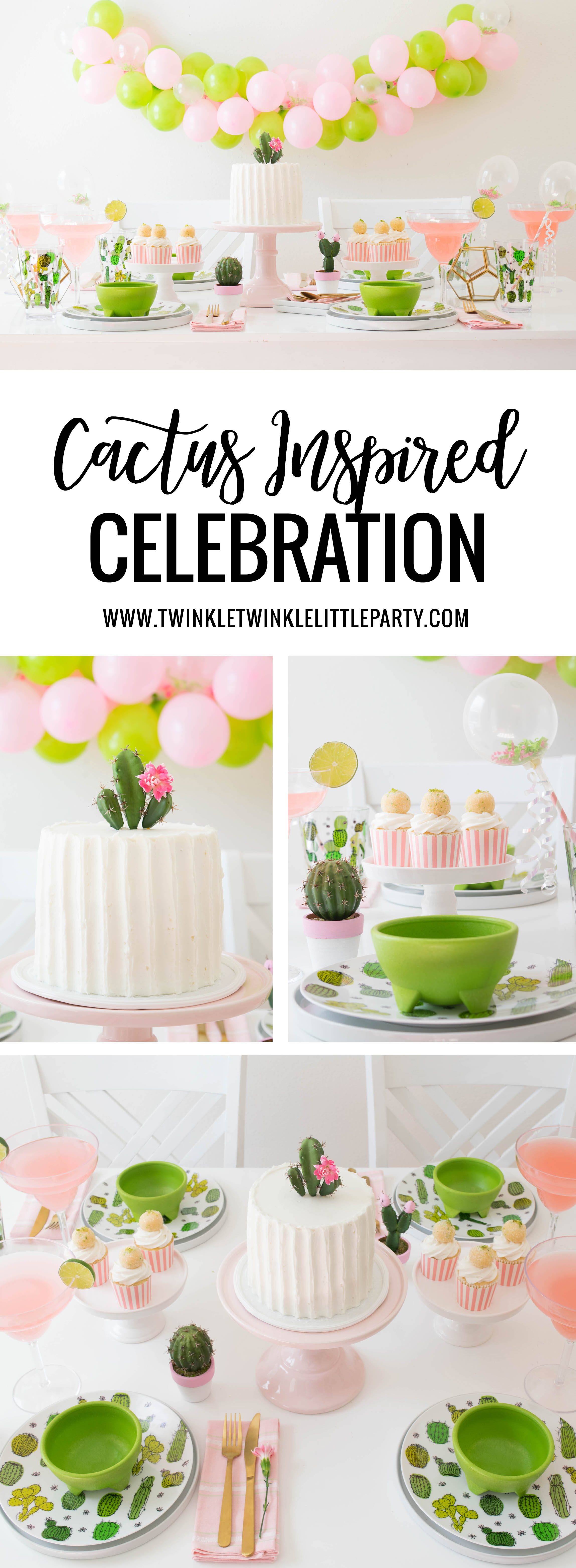 Throw a Cactus Fiesta Party to celebrate Cinco de Mayo