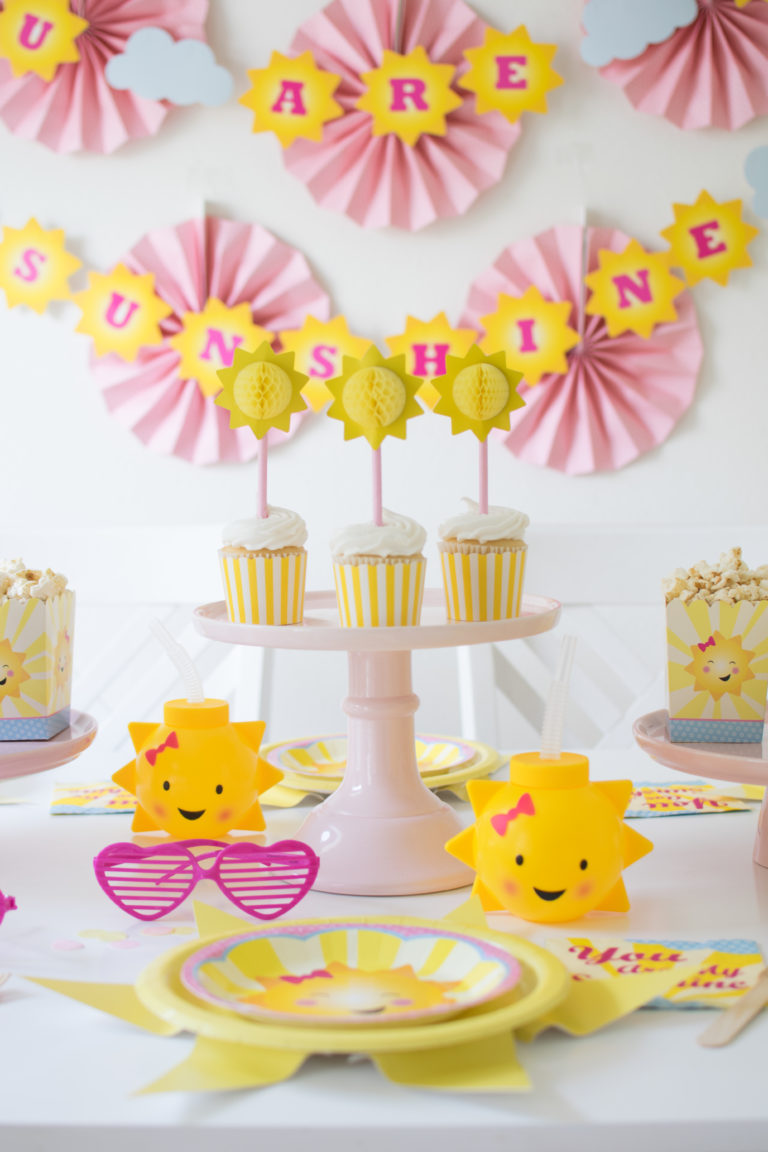 Host an Adorable 'You are my Sunshine' Party for The Kids this Summer