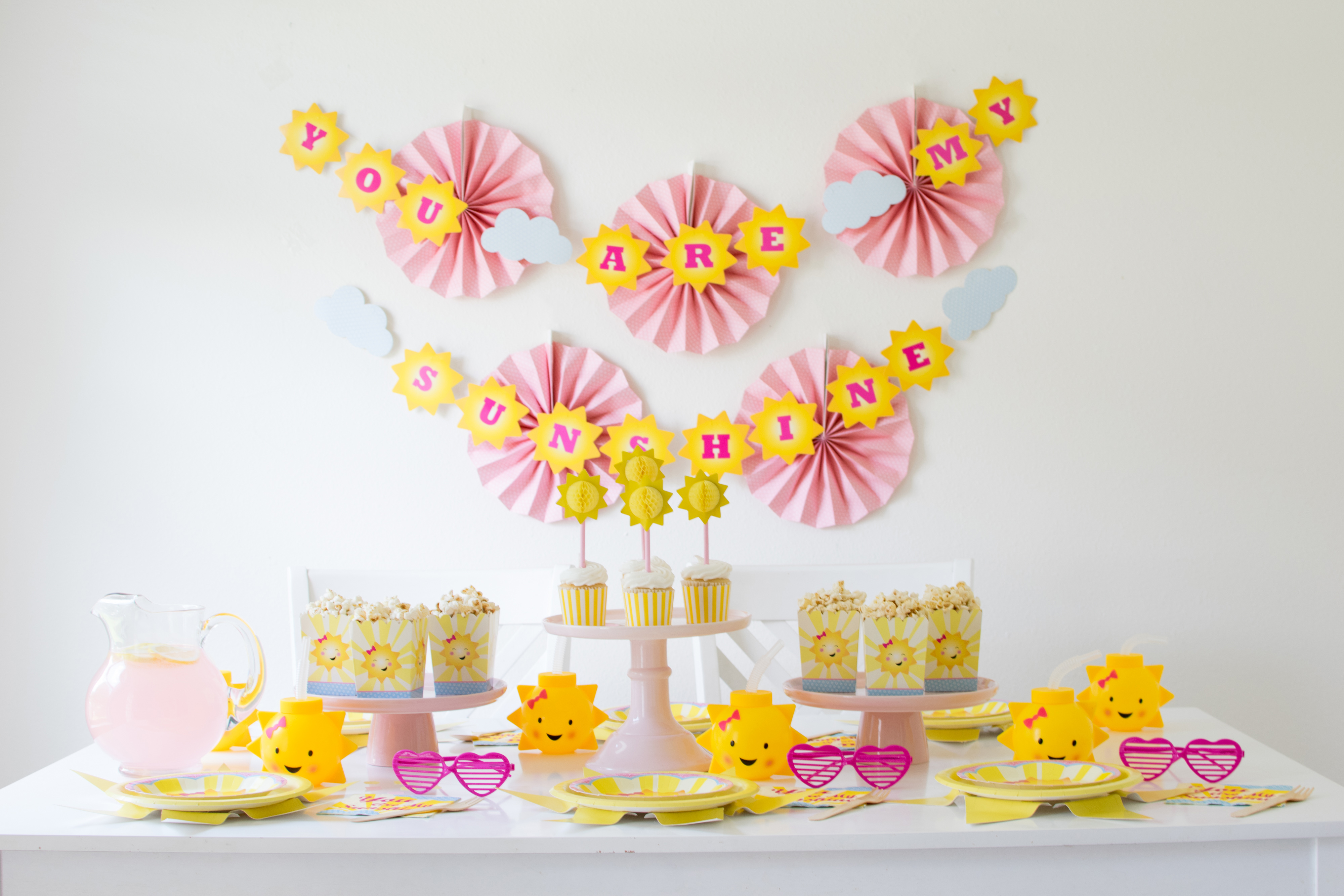 Host an Adorable 'You are my Sunshine' Party for The Kids this Summer