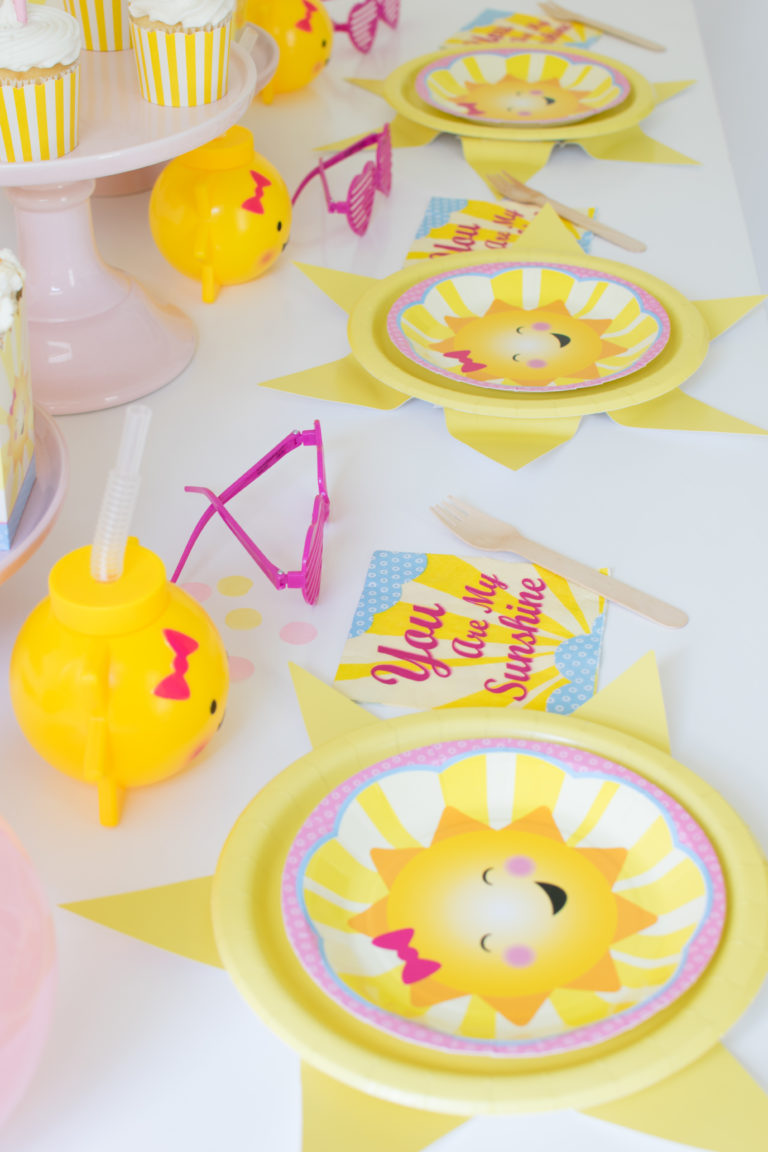 Host an Adorable 'You are my Sunshine' Party for The Kids this Summer