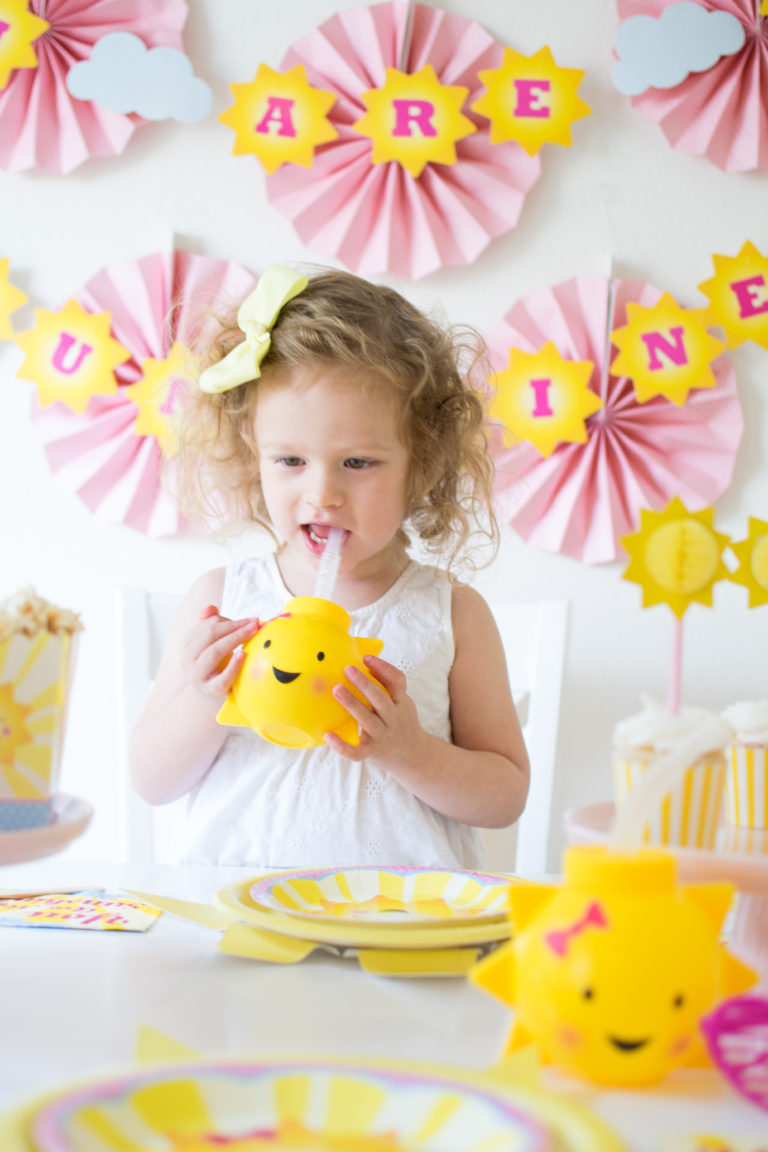 Host an Adorable 'You are my Sunshine' Party for The Kids this Summer