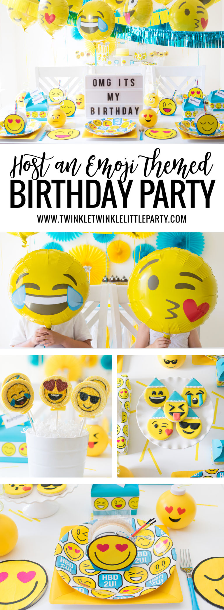 Host a Fabulous Emoji Birthday Party