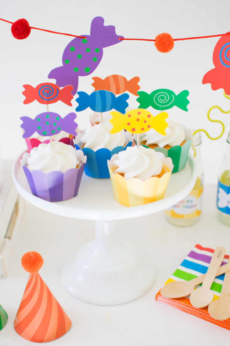 How to Host a Colorful Rainbow Candy Shoppe Birthday Party