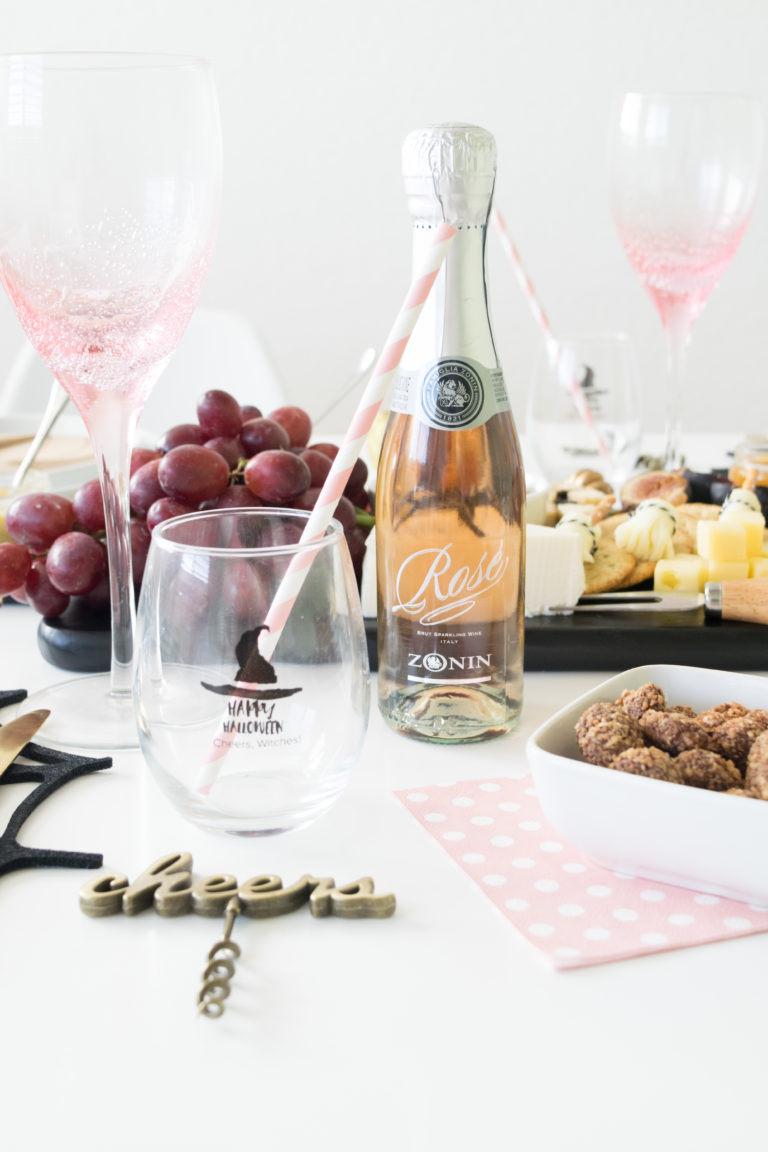 How to host a Halloween Inspired Wine & Cheese Girls' Night In Party