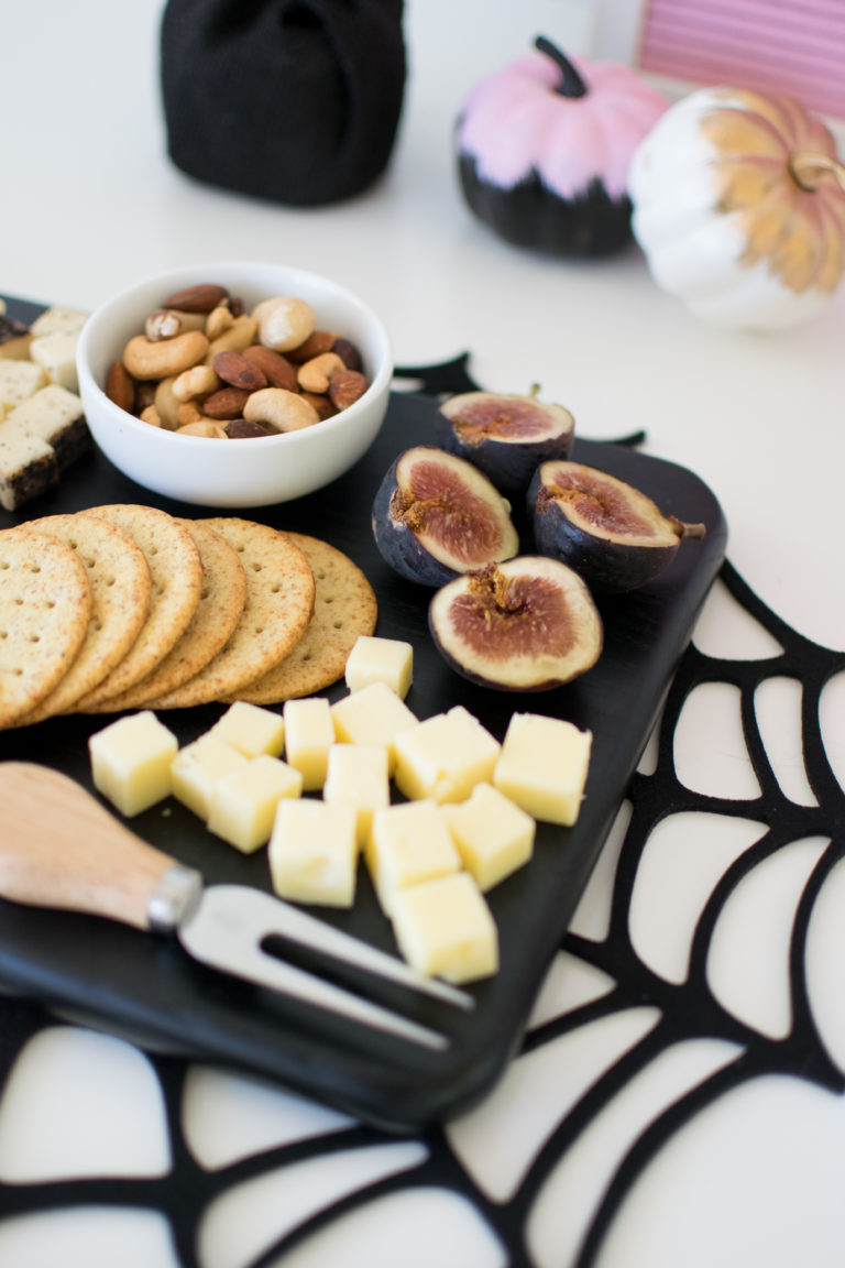 How to host a Halloween Inspired Wine & Cheese Girls' Night In Party
