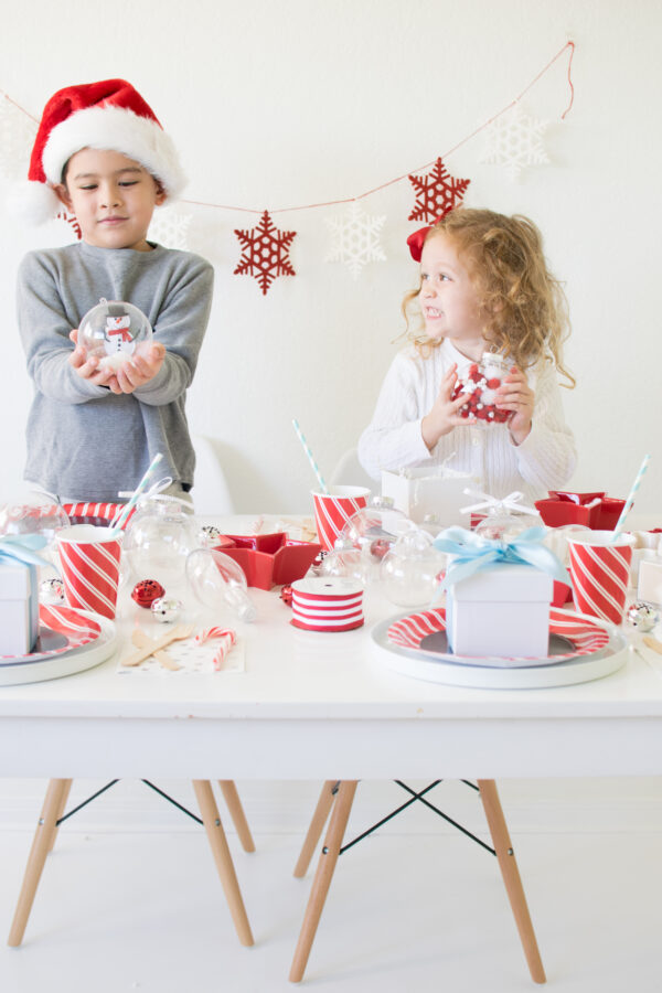 DIY Christmas Ornament Making Birthday Party Ideas