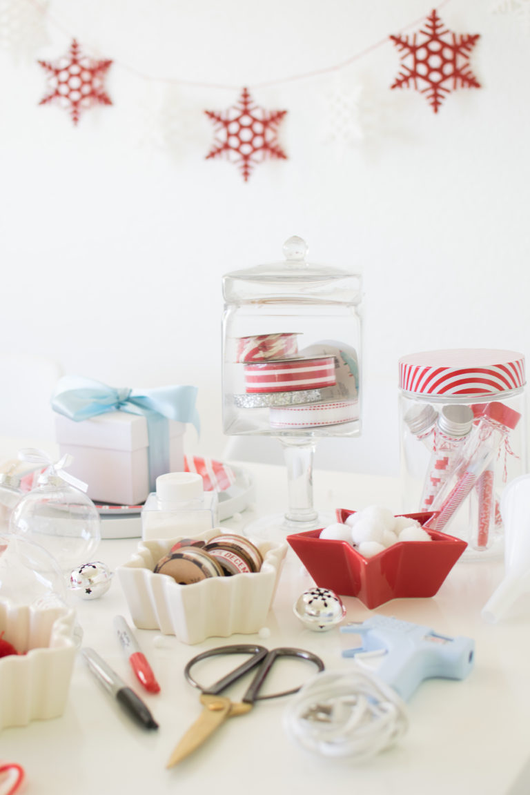 DIY Christmas Ornament Making Birthday Party Ideas
