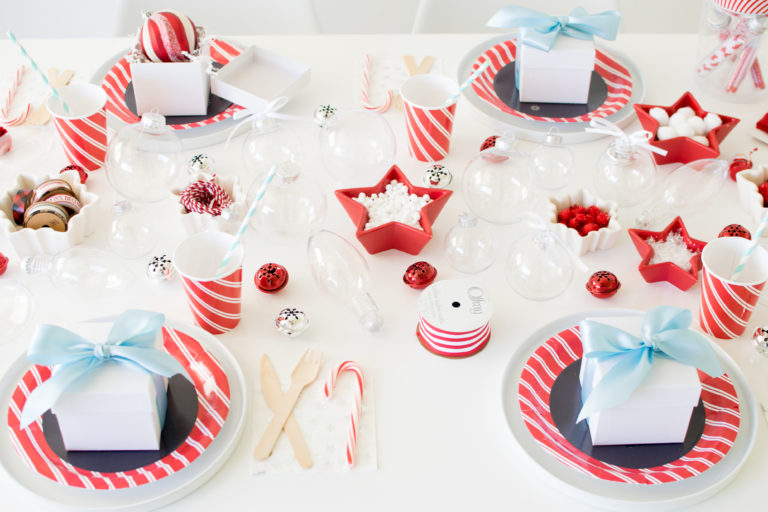 DIY Christmas Ornament Making Birthday Party Ideas
