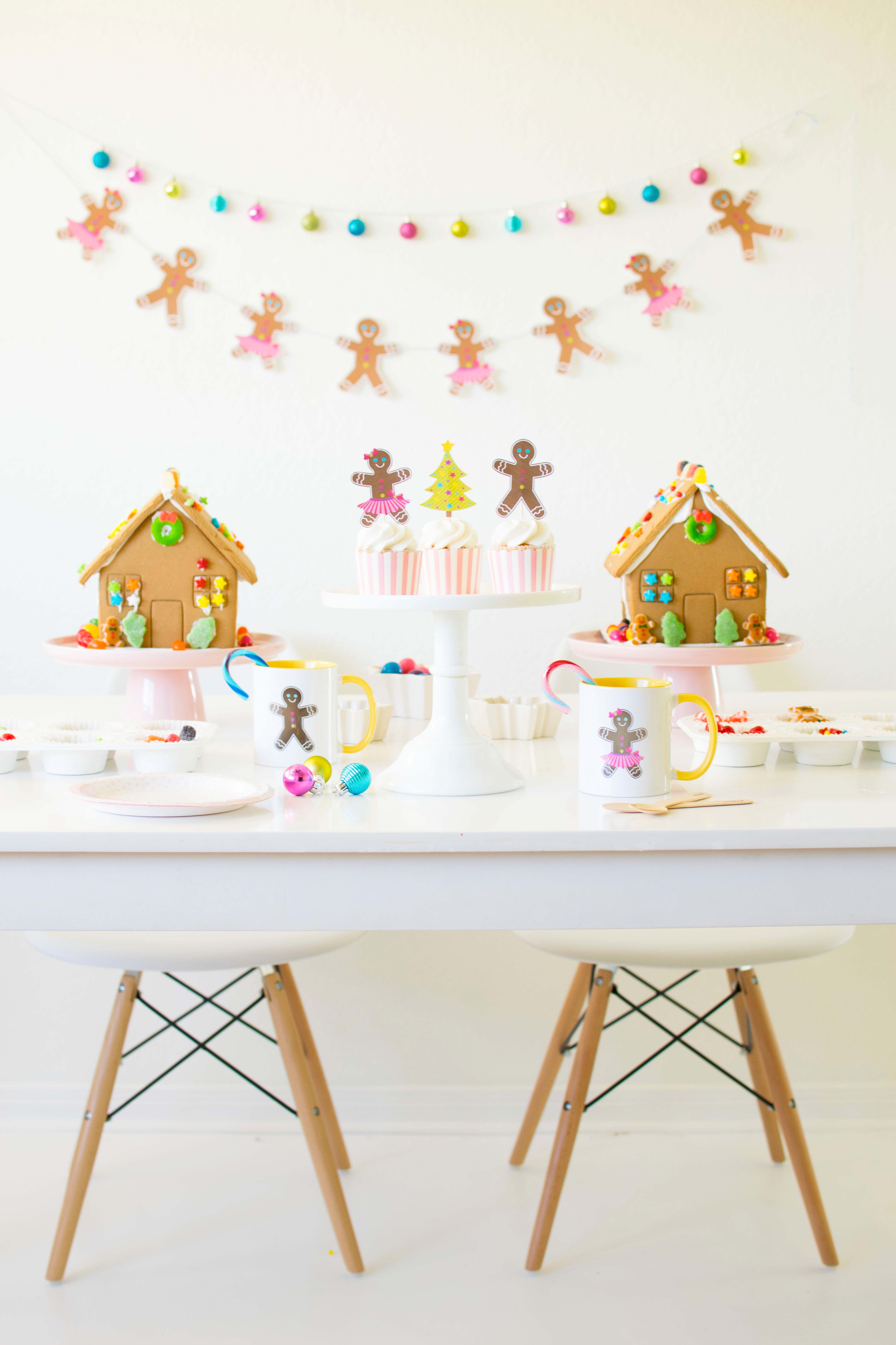 A Gingerbread House Decorating Party - A Holiday Tradition