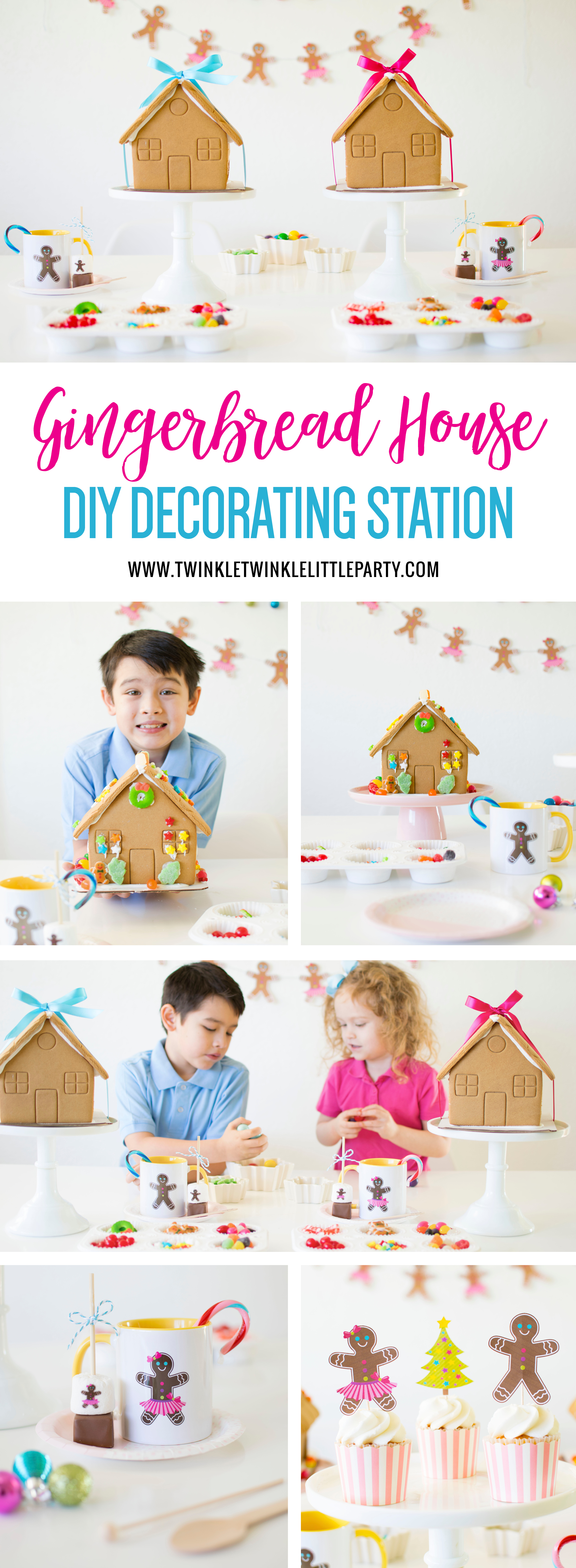 A Gingerbread House Decorating Party - A Holiday Tradition