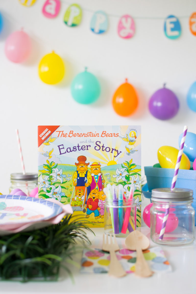 Kids Easter Egg Decorating with The Berenstain Bears