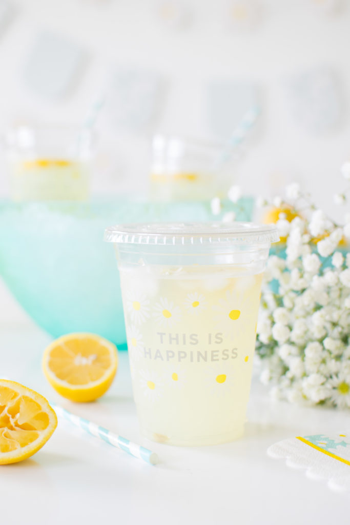 The Perfect Spring Sparkling Maple Lemonade for entertaining outdoors