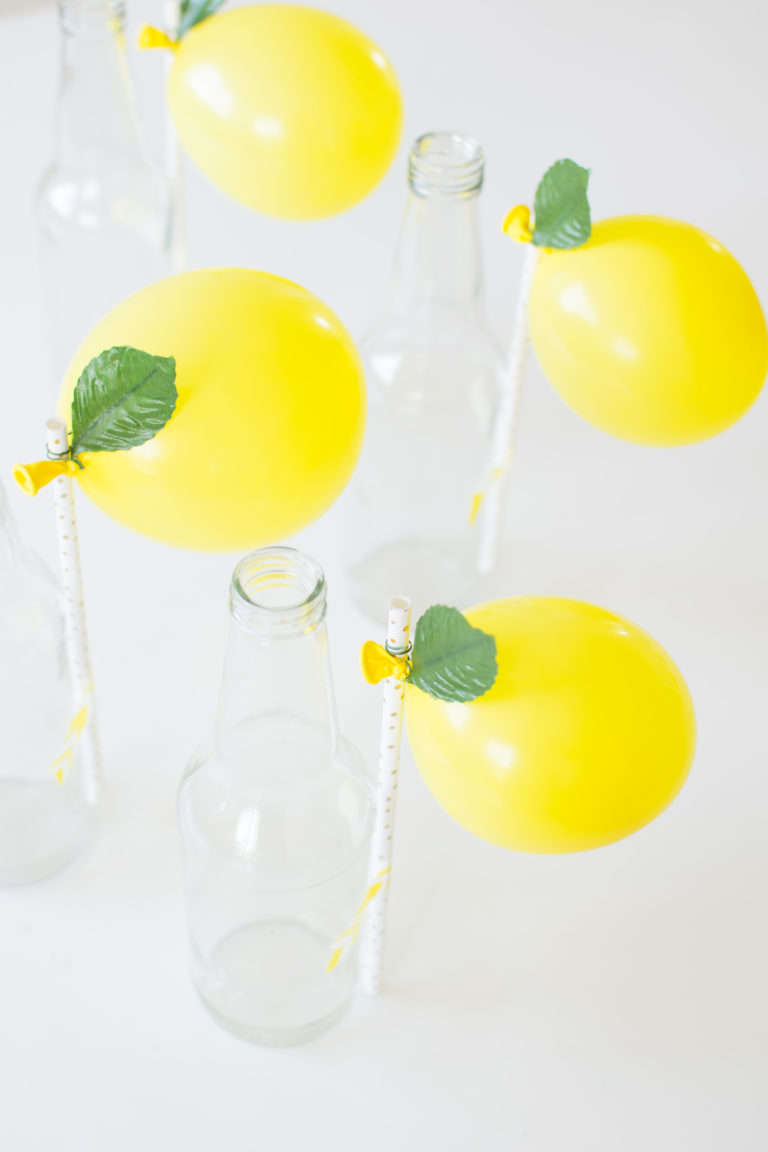 DIY Lemon Balloon Party Decorations for your next celebration
