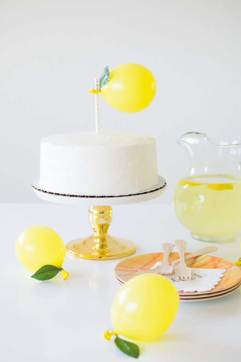 DIY Lemon Balloon Party Decorations for your next celebration