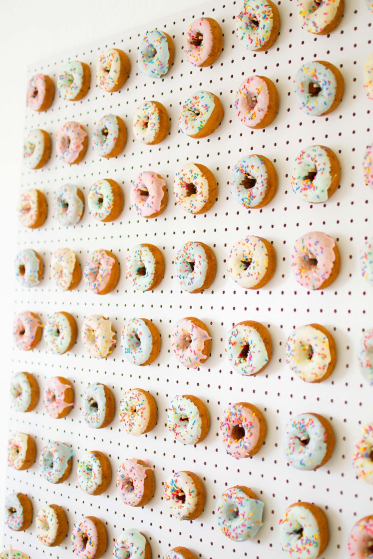 DIY Donut Wall step-by-step tutorial for your next donut theme party