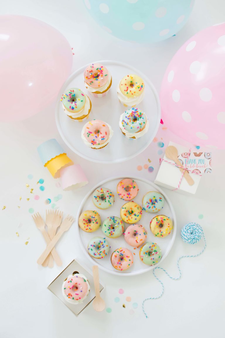 Throw a Summer Donut Party for a birthday party or end of summer ...