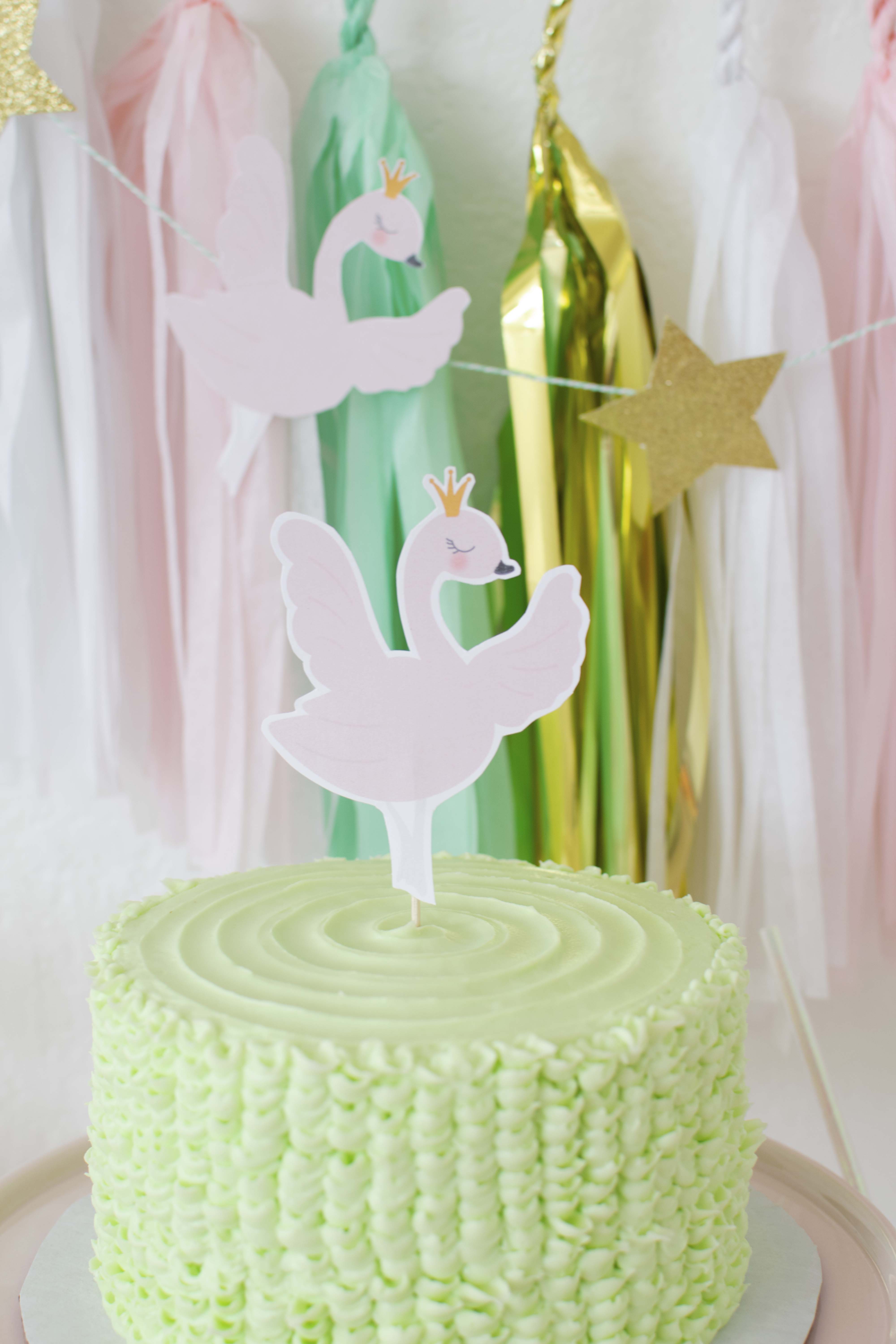 Throw a Sweet Swan Birthday Party for your little princess