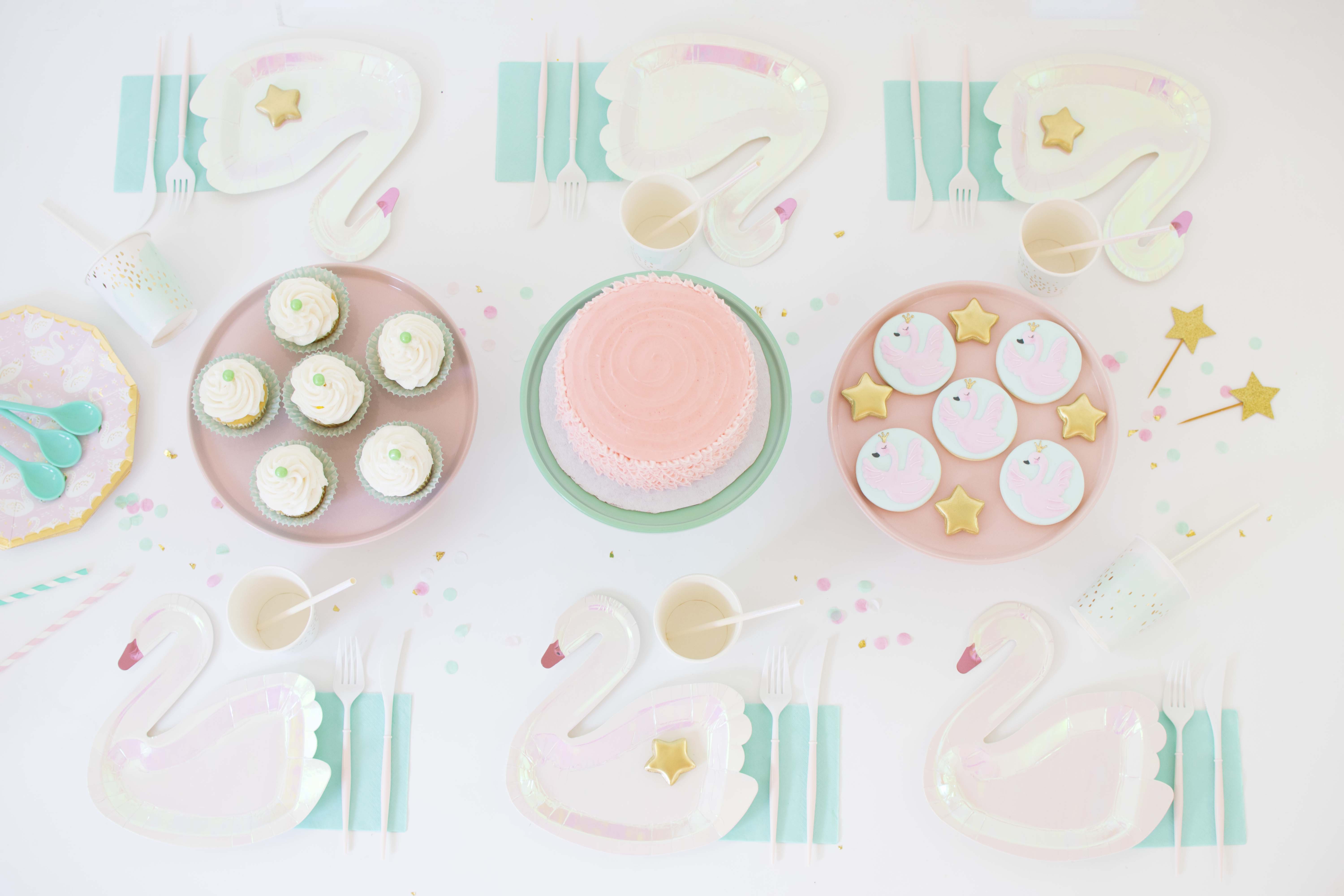 Throw a Sweet Swan Birthday Party for your little princess