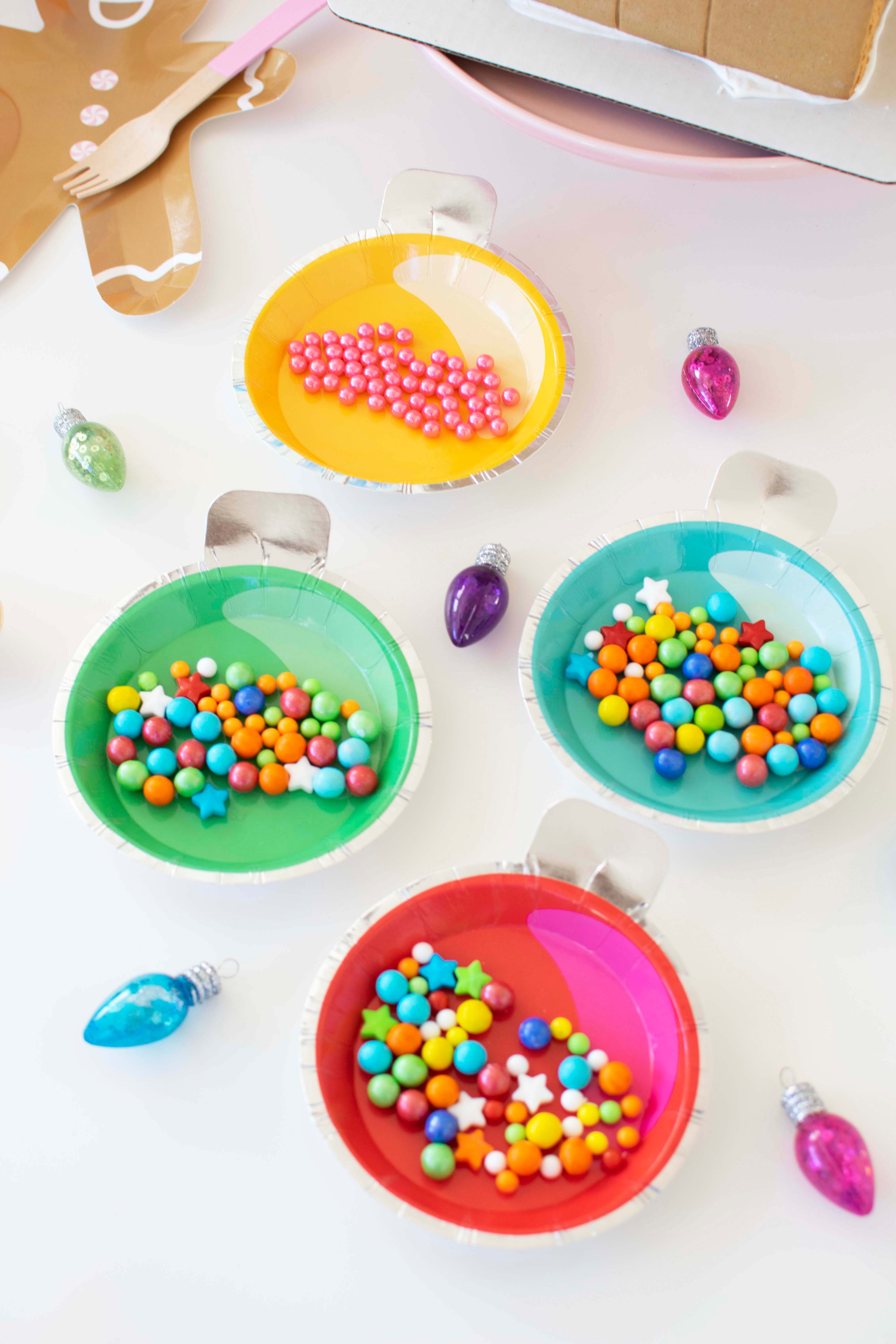 Set up the cutest Gingerbread House Decorating Station