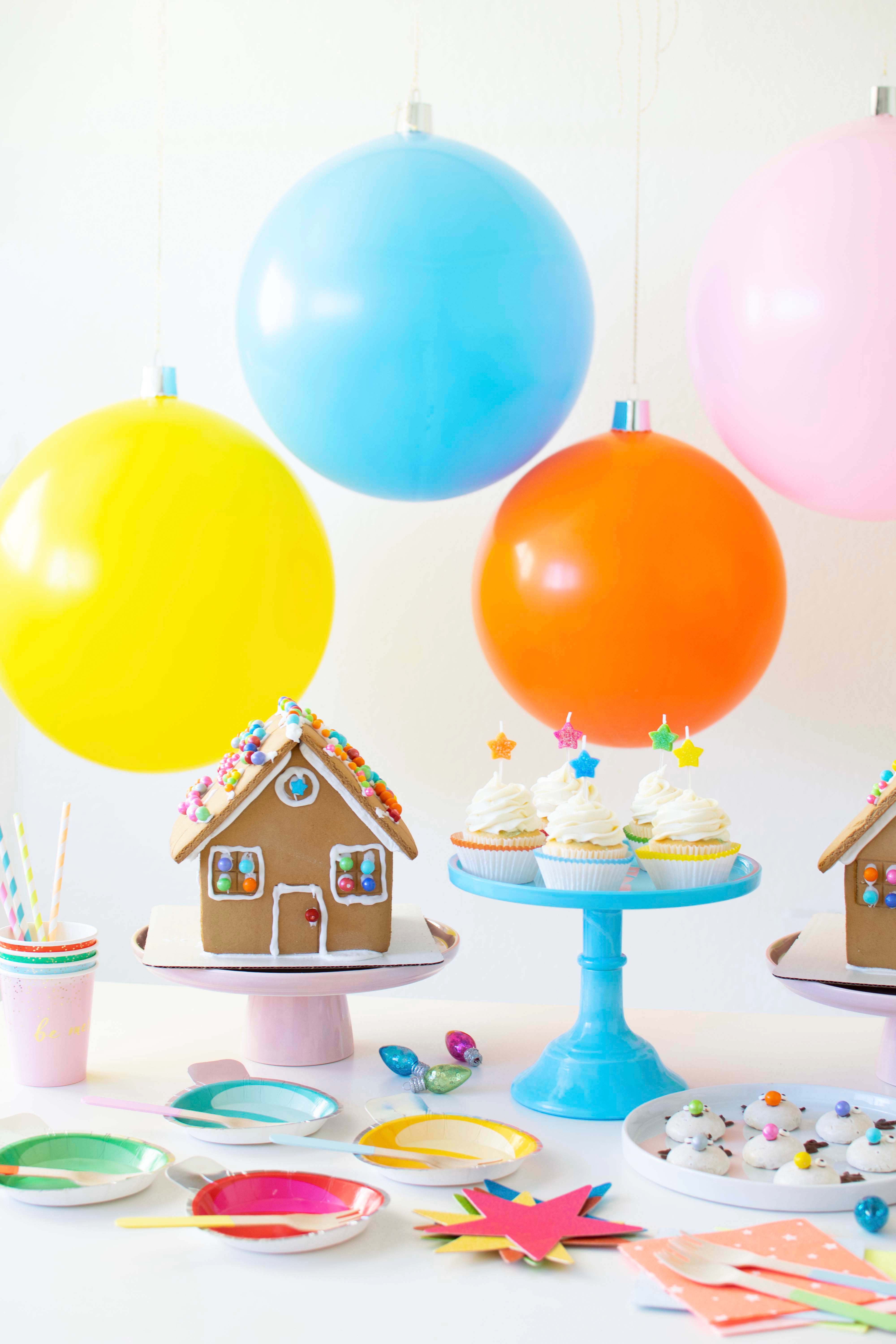 Set up the cutest Gingerbread House Decorating Station