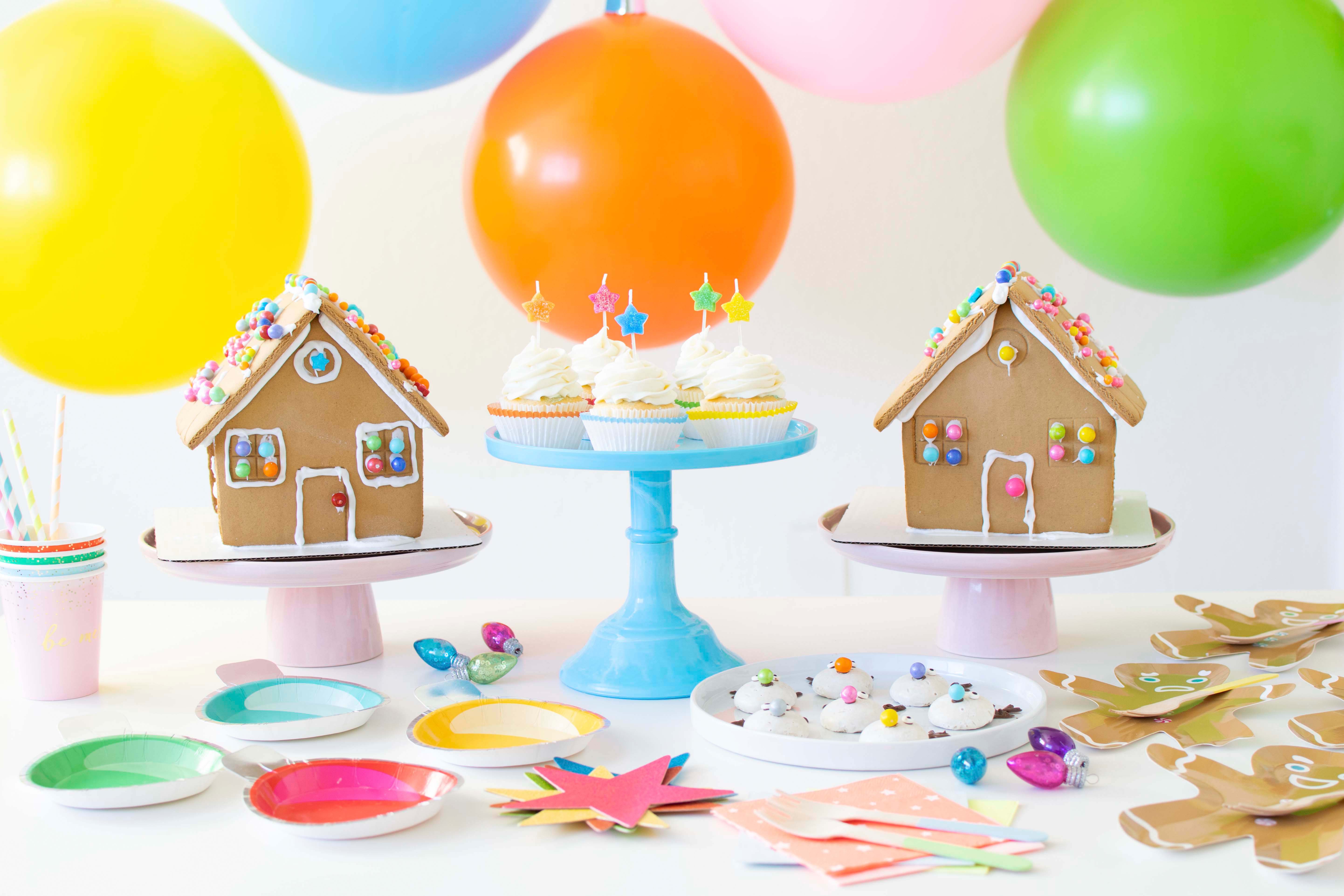 Set up the cutest Gingerbread House Decorating Station