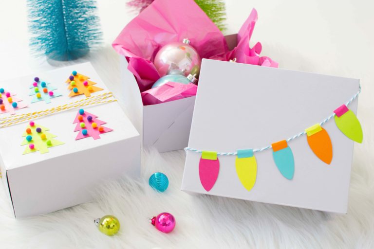 Creative ways to decorate gift boxes for Christmas