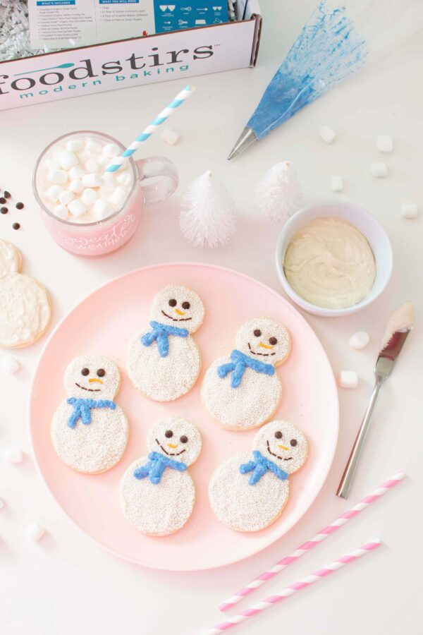 Bake and Decorate you own Snowman Cookies with Food Stirs