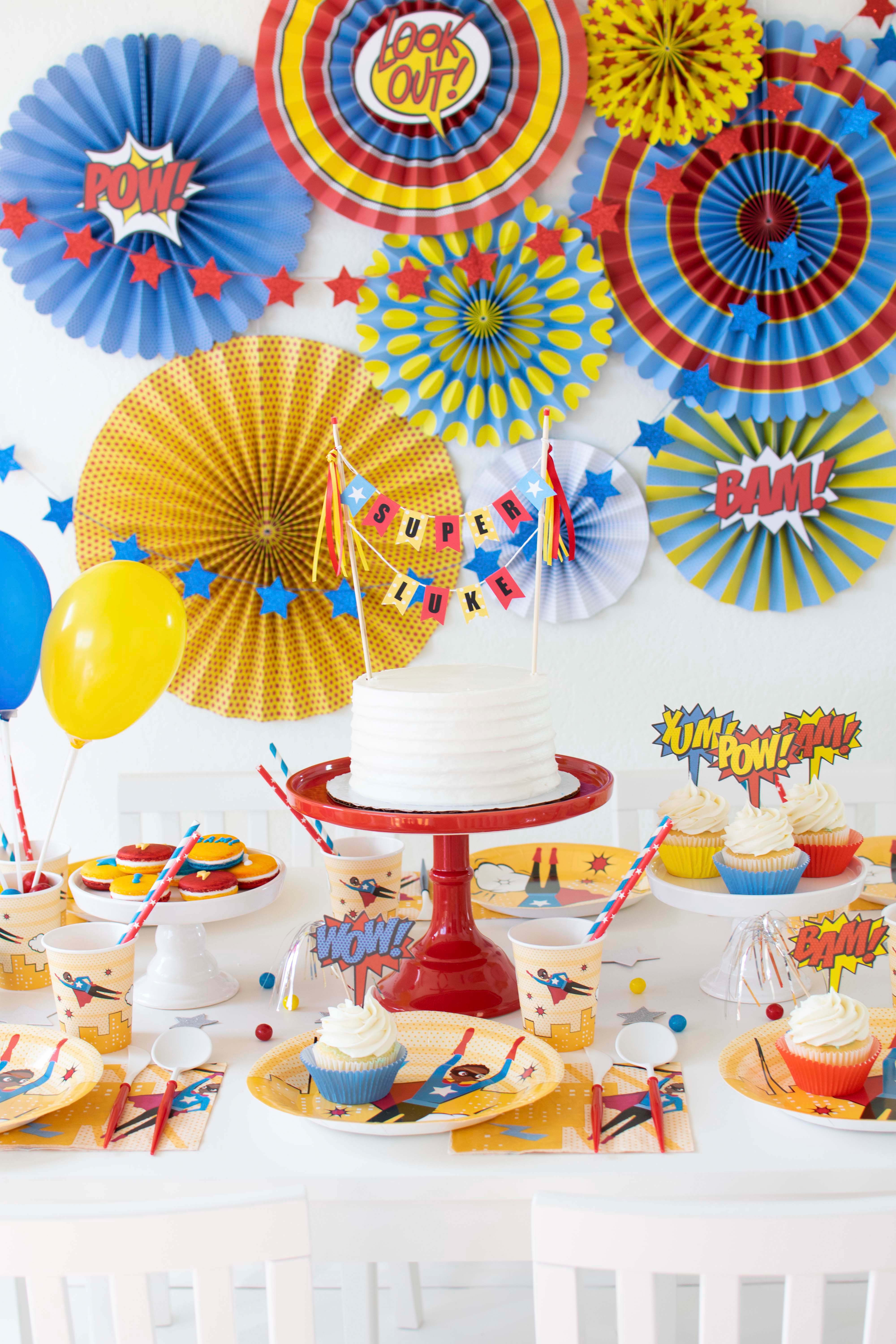 Celebrating children of color: How to Host a Super Hero Party
