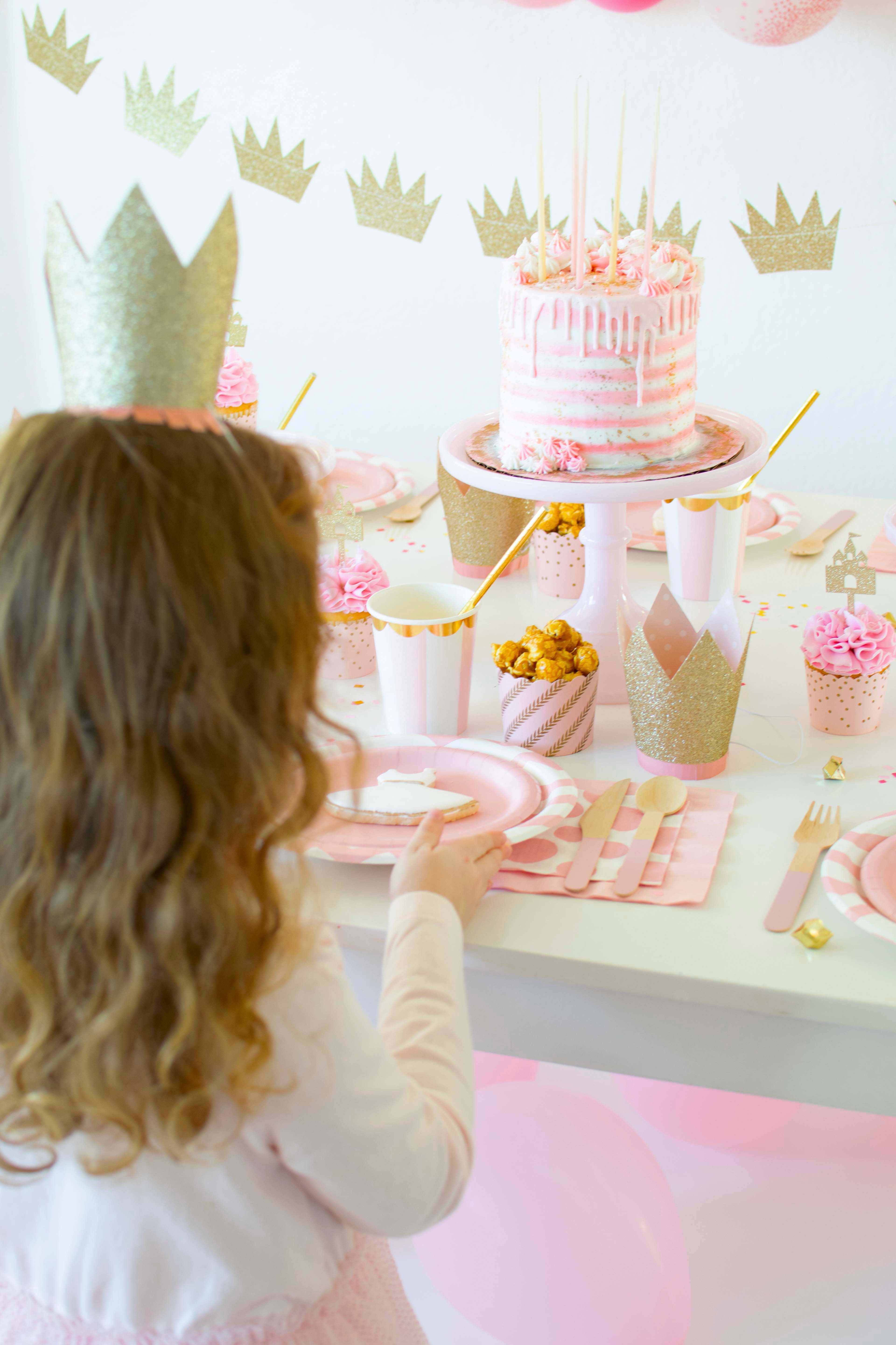 A Sweet Pink & Gold Ballerina/Princess Inspired Party