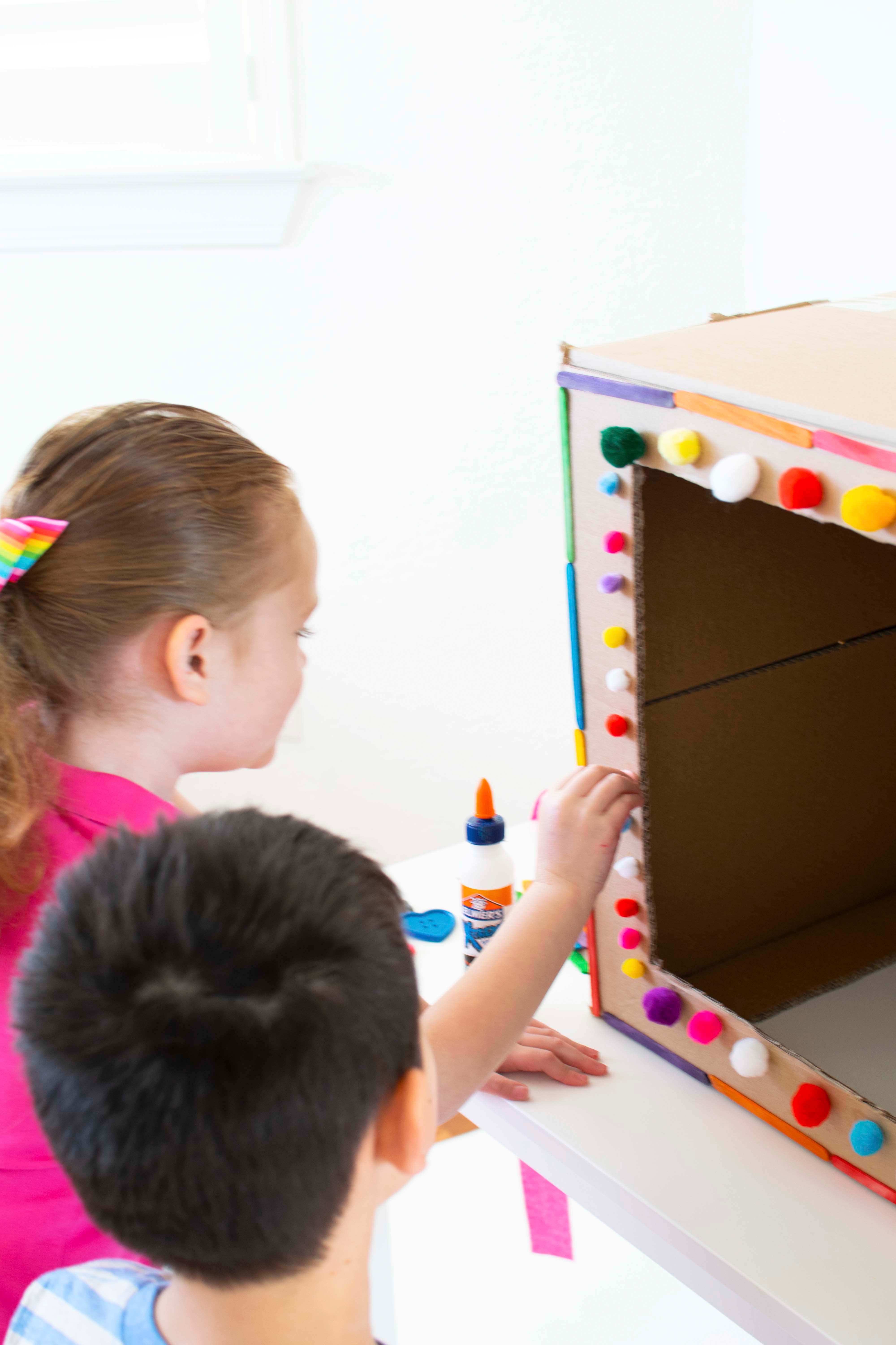 Wonder Park Movie Inspired Kids Cardbox Creation idea