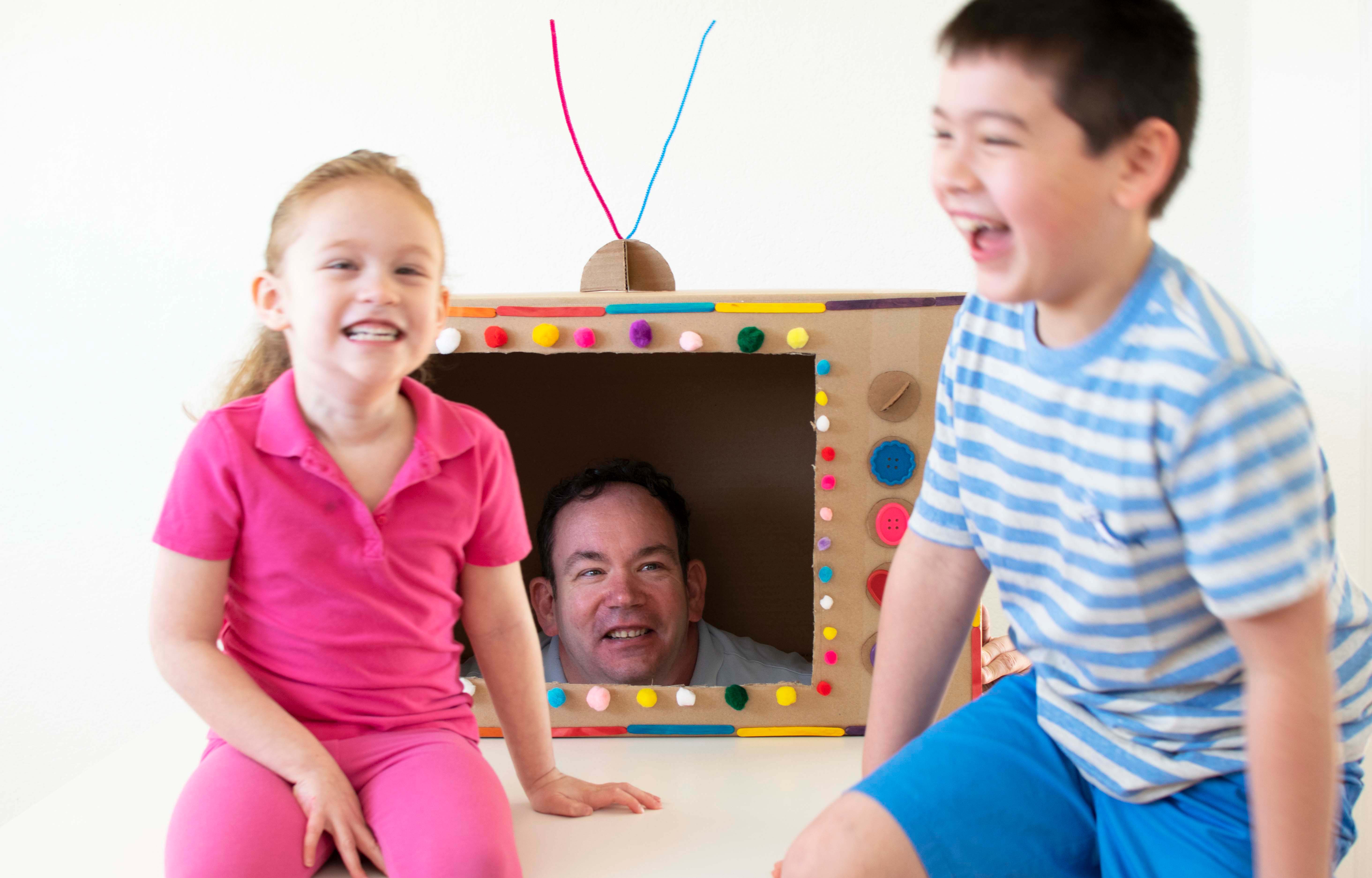 Wonder Park Movie Inspired Kids Cardbox Creation idea