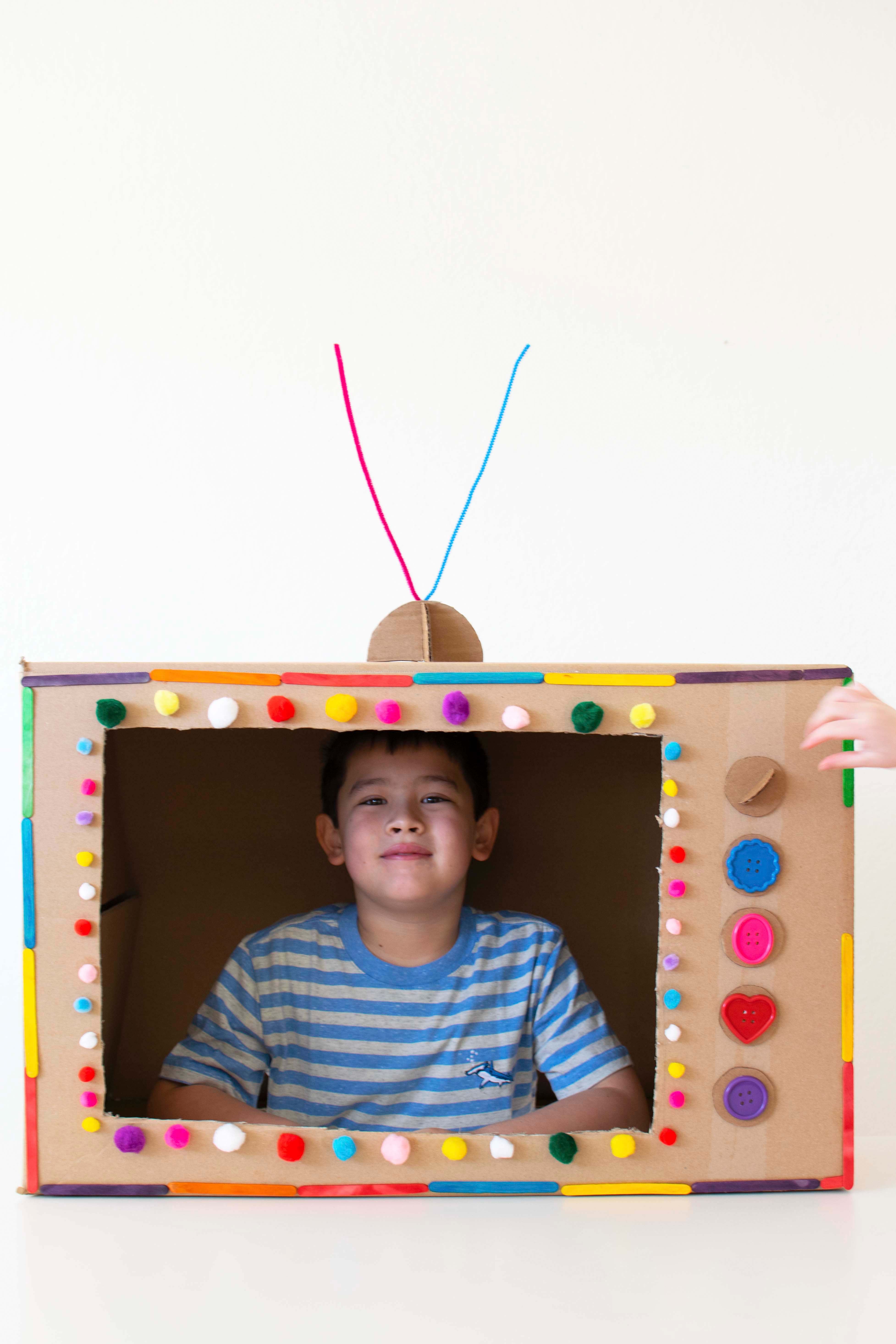 Wonder Park Movie Inspired Kids Cardbox Creation idea