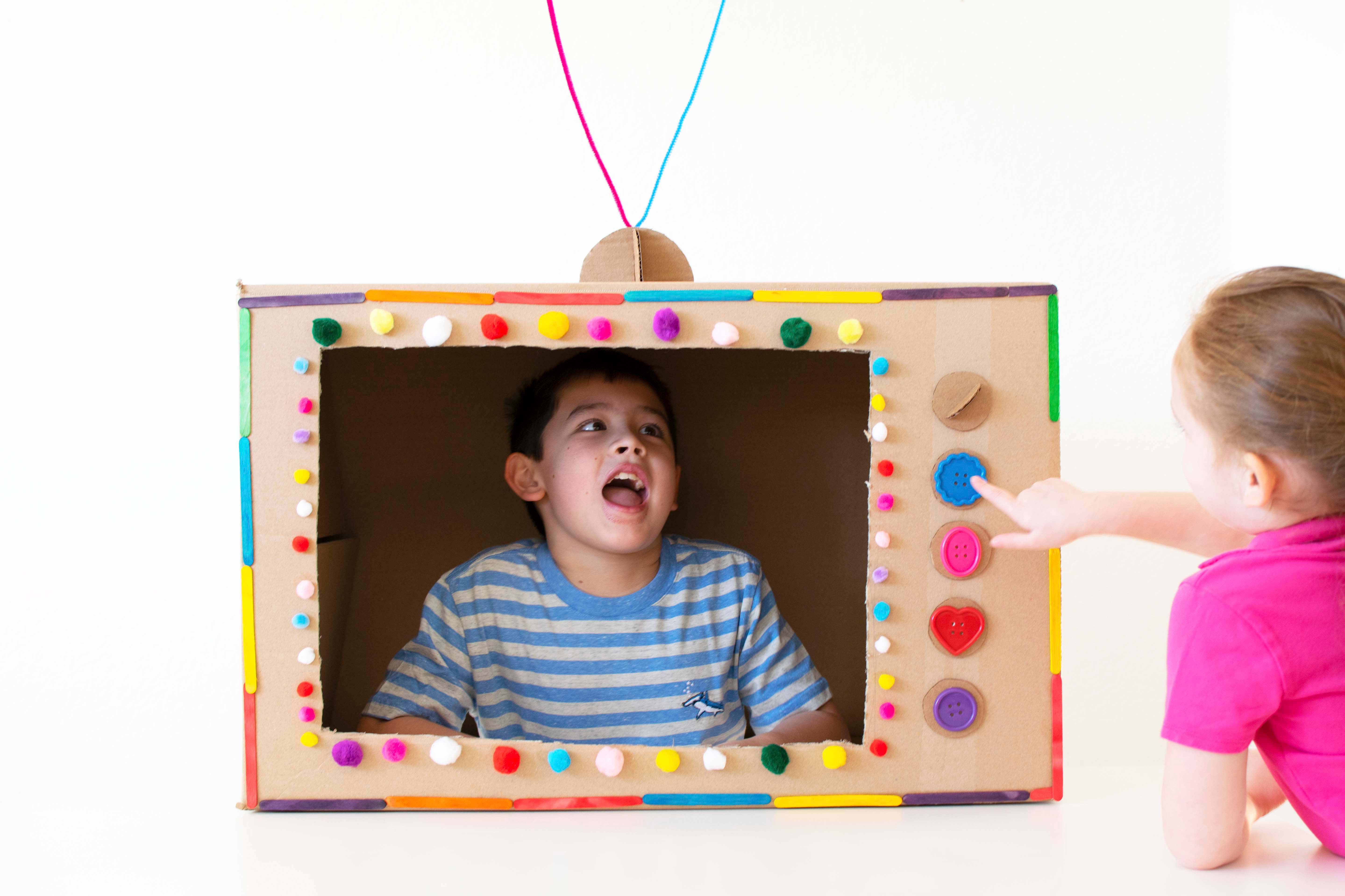 Wonder Park Movie Inspired Kids Cardbox Creation idea