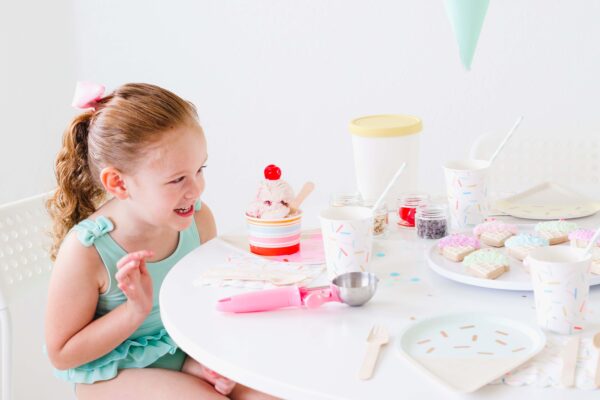 Host an effortless ice cream party for the kids to celebrate end of summer