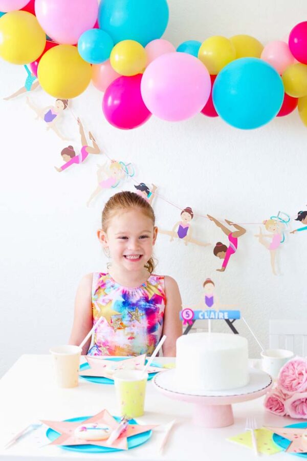 A Fun Gymnastics Themed Birthday Party That Will Get Your Little ...
