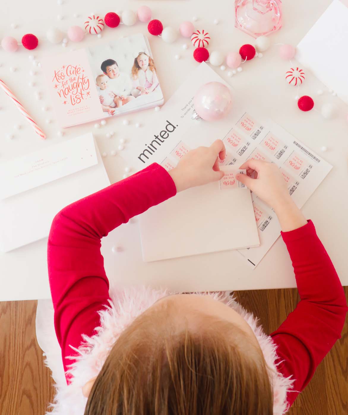 Our Holiday Cards and Peppermint Party Ideas your family will love