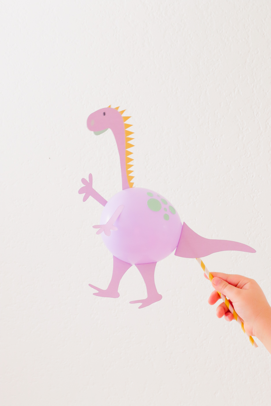 The Cutest DIY Dinosaur Balloon using a cutting machine